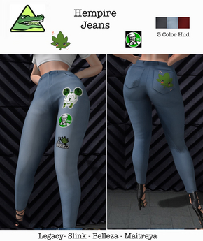 Second Life Marketplace - Snappy \\ Hempire Jeans (Weed)
