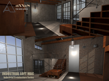 Second Life Marketplace - Industrial Loft Mac / AdiXXioN