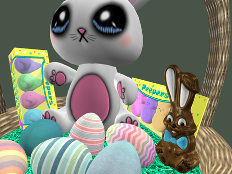 Second Life Marketplace - {P.S.} Easter Basket Boy '22' (Copy)