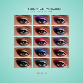 Second Life Marketplace - LUCCI. Control Freak Eyeshadow - [LelEvo/X ...