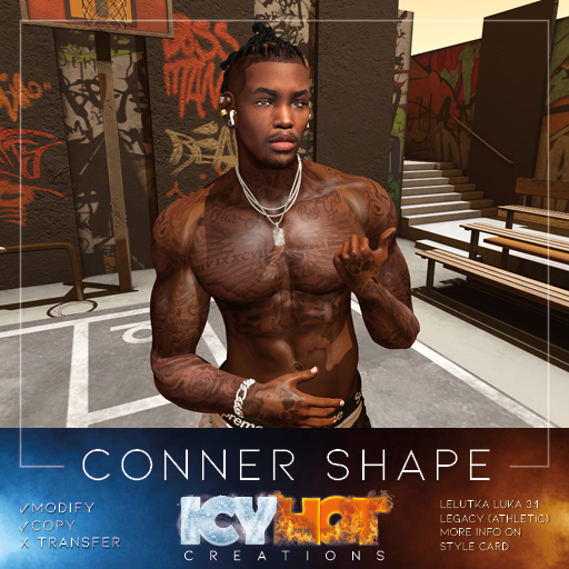 Second Life Marketplace - IcyHot Creations - Conner Shape