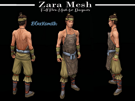 Second Life Marketplace - ZM - Character - Blacksmith - FULL PERM MESH