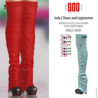 Second Life Marketplace - [ADD] Judy Shoes and Legwarmers - Pattern07