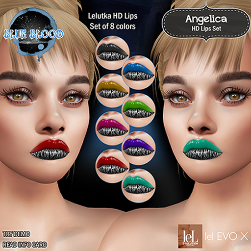Second Life Marketplace - +Blue Blood+ Angelica HD Lips DEMO