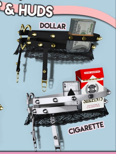 Second Life Marketplace - [Since1975]-Garter's -Dollars (open me!)