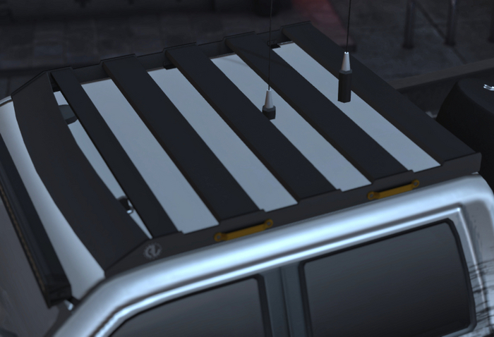 Second Life Marketplace - AL - Overland Roof Rack ( SZYM Paladin ADD-ON )