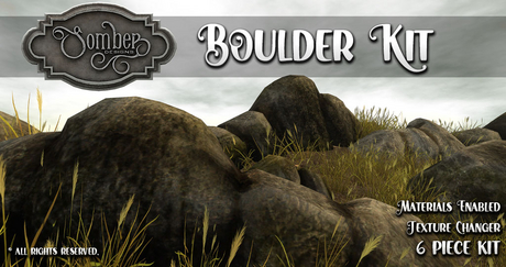 Second Life Marketplace - New Boulder Kit Sim Landscaping LIMITED SALE