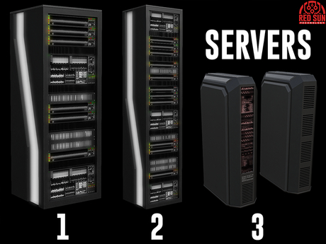 Second Life Marketplace - ONIRIK - Servers Set + Cables