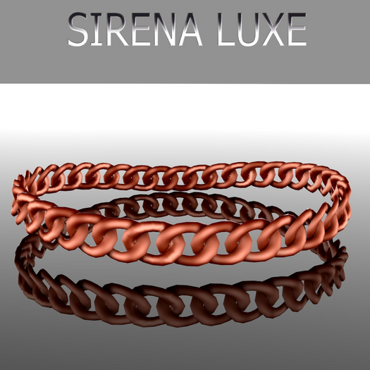 Second Life Marketplace - SL Copper Unisex Neck Chain Collar Choker ...