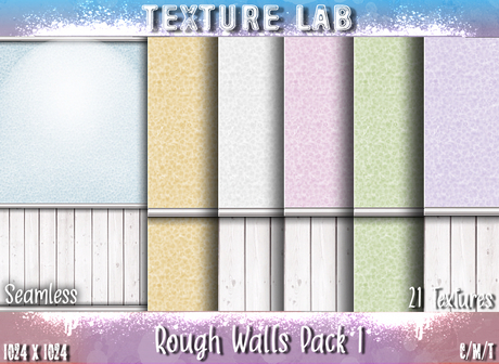 Second Life Marketplace - Rough Walls Pack 1