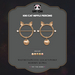 Second Life Marketplace - uh-oh: Kiki Cat Nipple Piercings (Gold ...