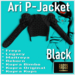 Second Life Marketplace - [R39] Ari P-Jacket-Black
