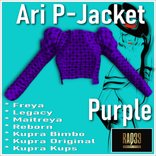 Second Life Marketplace - [R39] Ari P-Jacket-Purple