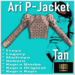 Second Life Marketplace - [R39] Ari P-Jacket-Tan
