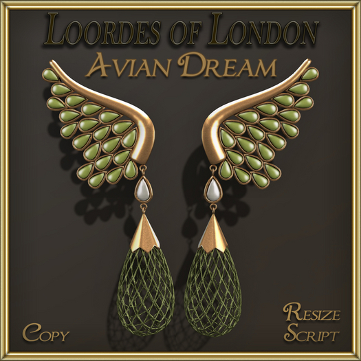 Second Life Marketplace - Avian Dream Earrings 7