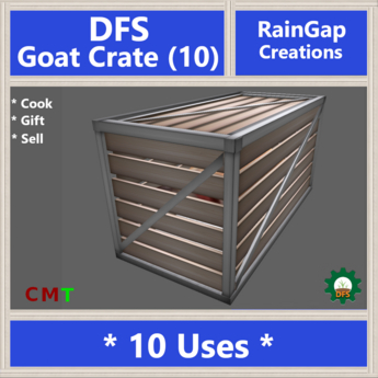 Second Life Marketplace - DFS Goat Crate (10) (actual item)