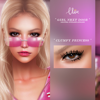 Second Life Marketplace - #Cloe - Girl Next Door Lashes - Clumpy Princess