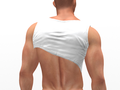 Second Life Marketplace - GOSH Crop top Prince white *Signature Gianni*
