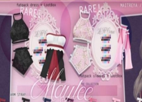 Second Life Marketplace - {le fil casse} Maylee Collection Dress RARE ...