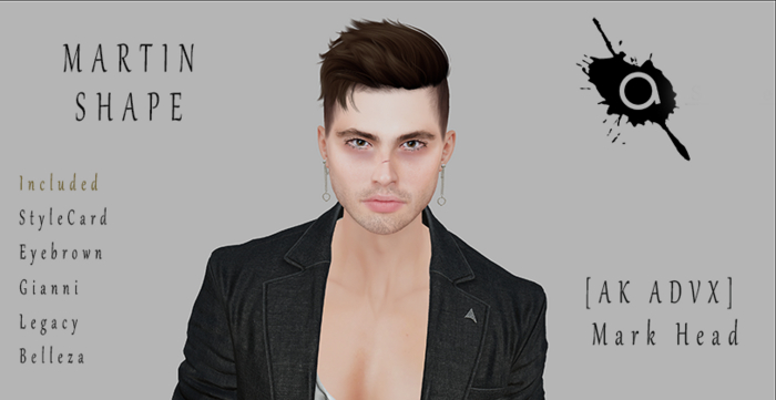 Second Life Marketplace - ATA Shapes - Martin Shape For [AK ADVX ...