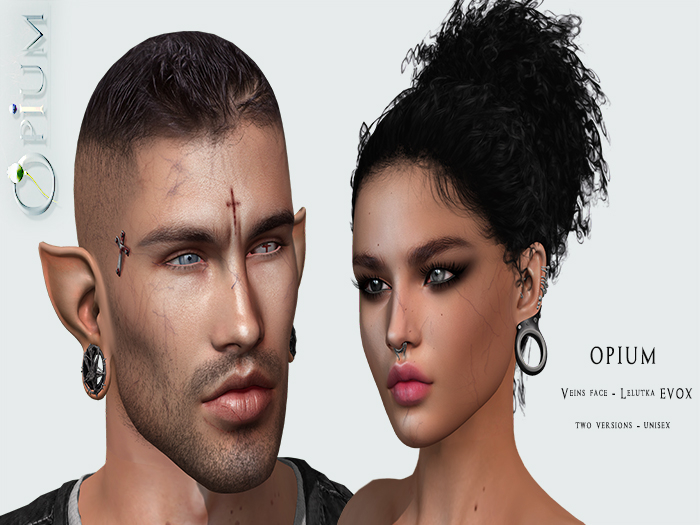 Second Life Marketplace - ^^ OPIUM ^^ Face veins LELUTKA Evox.