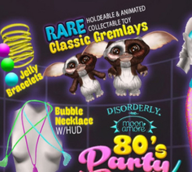 Second Life Marketplace - DISORDERLY&MoonAmore / 80's Party Time ...