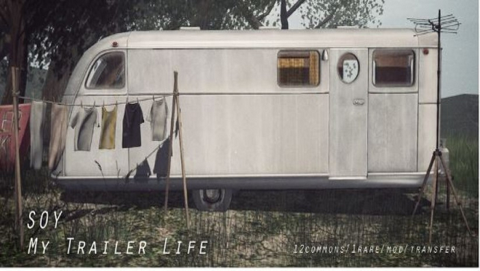 Second Life Marketplace - Soy. My Trailer Life - old travel trailer RARE