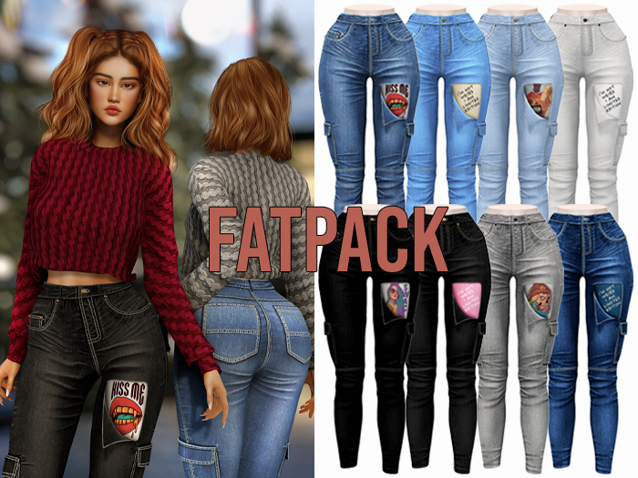 Second Life Marketplace - -[ vagrant ]- Victoria Jeans - Warmth Edition