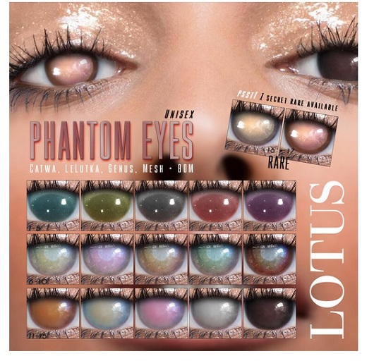 Second Life Marketplace - LOTUS. Phantom Eyes 01 (Genus)