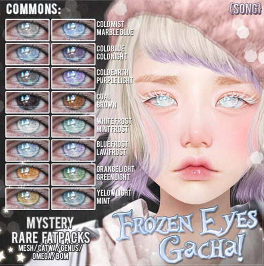 Second Life Marketplace - {S0NG} :: Frozen Eyes Gacha - Cold Mist