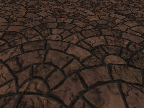 Second Life Marketplace - Old Brick Road Texture - Fan | 3D Normal and ...