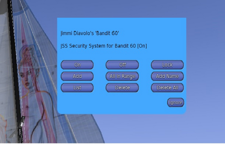 Second Life Marketplace - JSS Boat Security System for MOCCA 60
