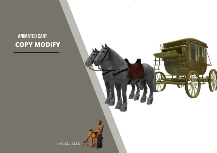 Second Life Marketplace - Animated Cart Copy Modify