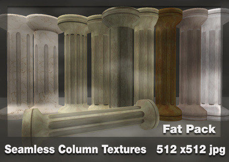 Second Life Marketplace - Seamless Column Textures - Value Pack