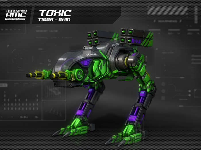 Second Life Marketplace - [AMC Capsule] Tiger - Skin - Toxic