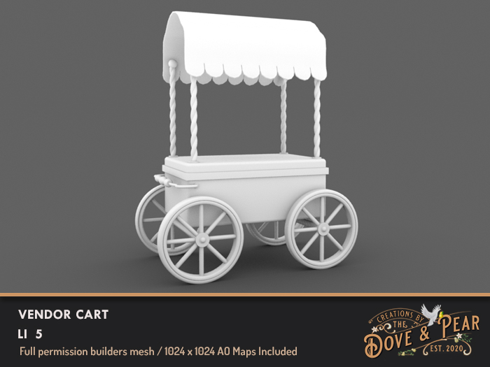 Second Life Marketplace - Dove & Pear for Builders - Vendor Cart