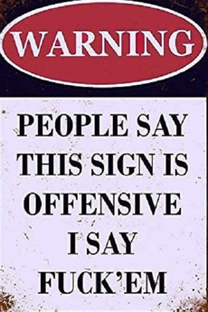 Second Life Marketplace - Silly sign-Offensive