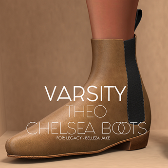 Second Life Marketplace - VARSITY / THEO VEST TURTLENECK - FATPACK - UNPACK