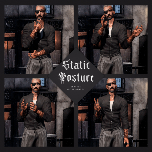 Second Life Marketplace - . Static Posture . BENTO POSE SEATTLE