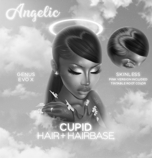 Second Life Marketplace - ANGELIC - "Cupid" Hair DEMO