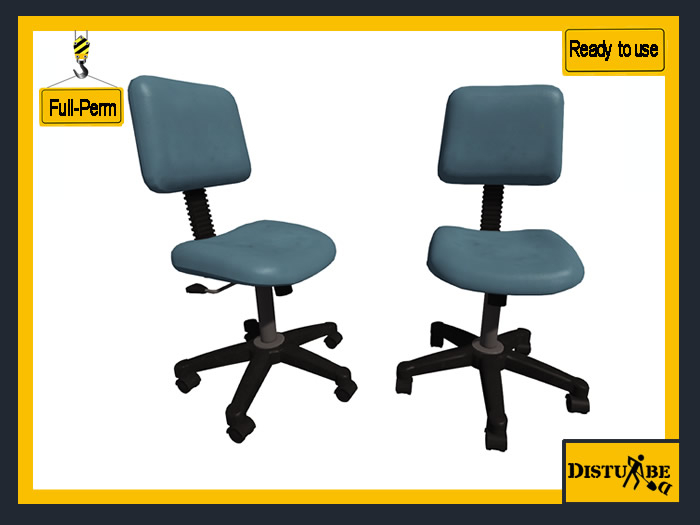 Second Life Marketplace - ::DisturbeD:: Retro Office - Task Chair ...