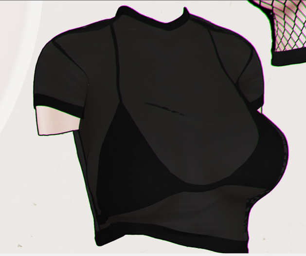 Second Life Marketplace - GAIA - Eva T-shirt RARE Sheer - Maitreya
