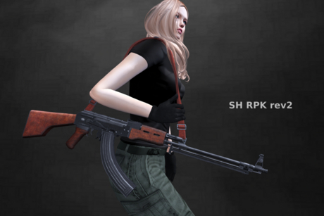 Second Life Marketplace - SH RP Prop Gun - RPK