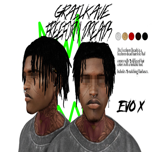 Second Life Marketplace - [GK] FREEFORM DREADS