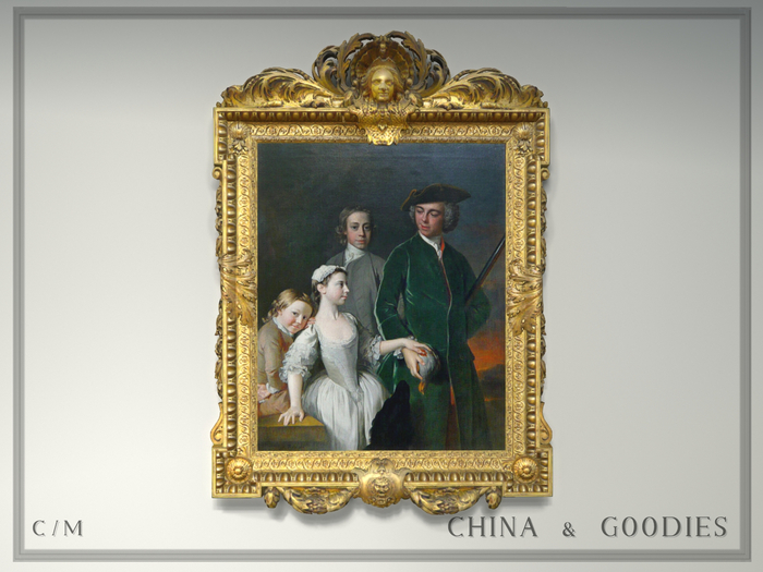 Second Life Marketplace - William Kent gilt frame Vertical -C&G-