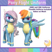 Second Life Marketplace - Moonpop: Pony Flight Uniform Kit [BOM]