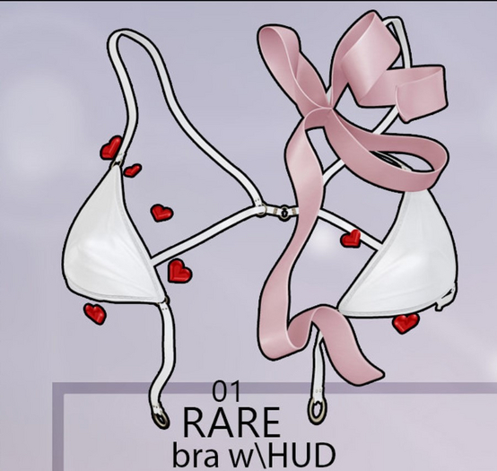 Second Life Marketplace - 01. ERSCH - Lovesick Gacha {Lara} bra RARE