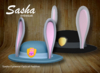 Second Life Marketplace - Bowler Hat with Bunny Ears by Sasha Eyewear