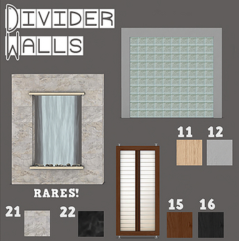 Second Life Marketplace - 16. Sequel - Divider Walls - Frosted Black