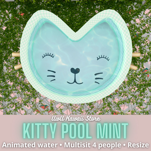 Second Life Marketplace - Kitty Pool Mint - UwU Kawaii Store